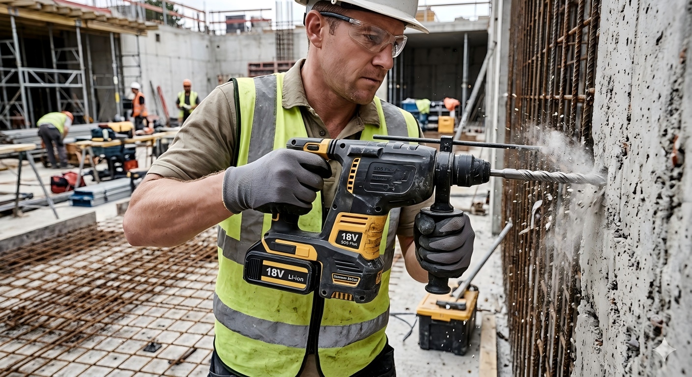 The 18V Standard: Decoupling Voltage and Torque in Cordless Rotary Hammers